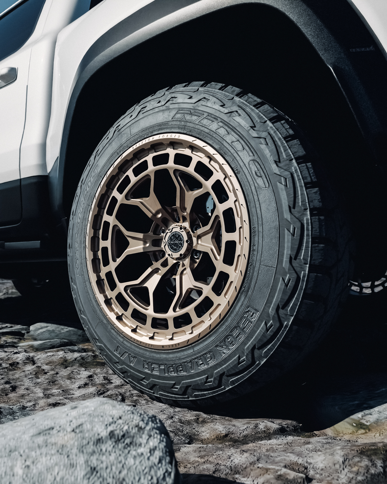 White RAM TRX Brixton Forged Off-Road Wheels BX02-M - Brixton Forged™