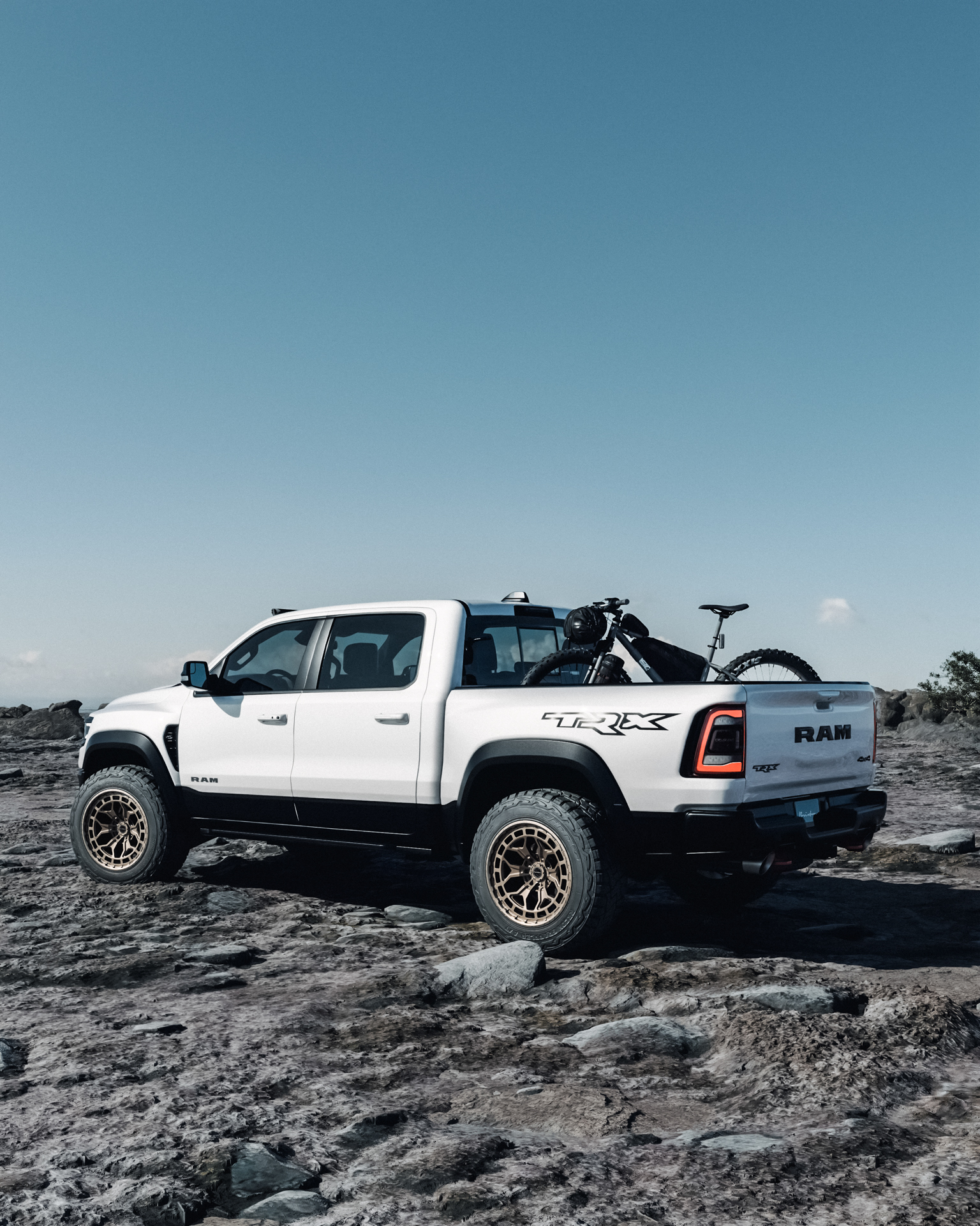 White RAM TRX Brixton Forged Off-Road Wheels BX02-M - Brixton Forged™