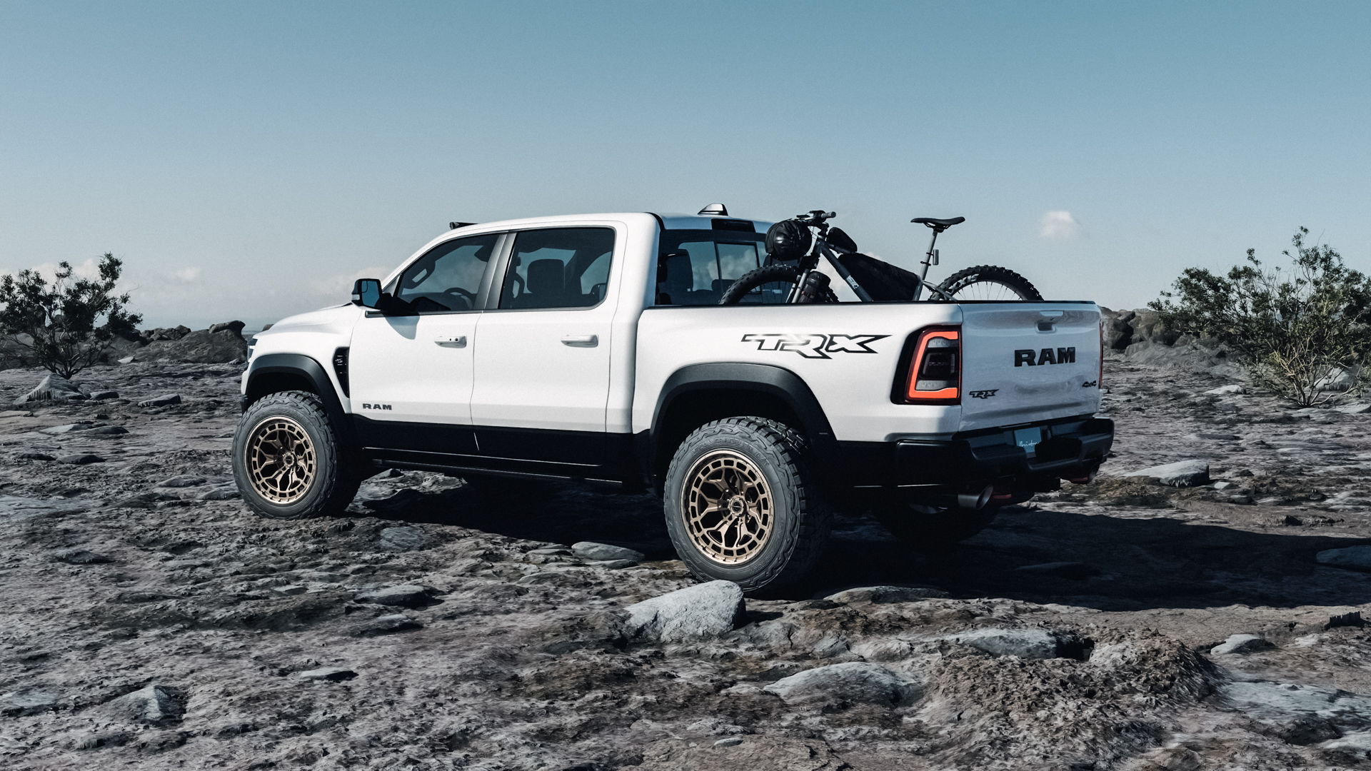 White RAM TRX Brixton Forged Off-Road Wheels BX02-M - Brixton Forged™