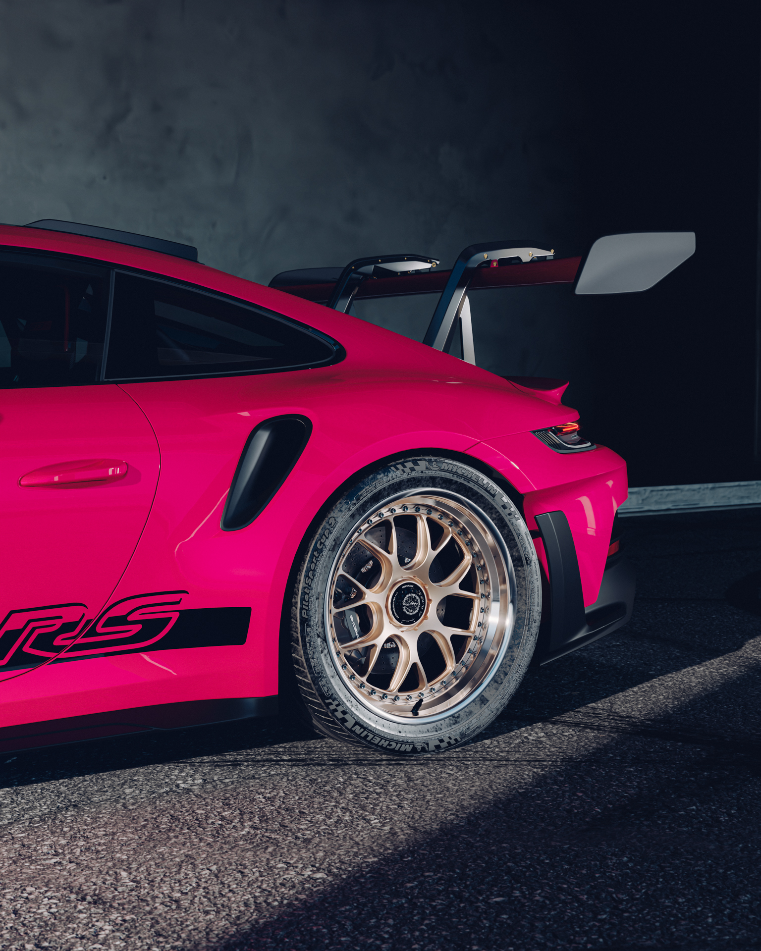 Rubystar Porsche GT3 RS 992 Brixton Forged FR16 - Brixton Forged™